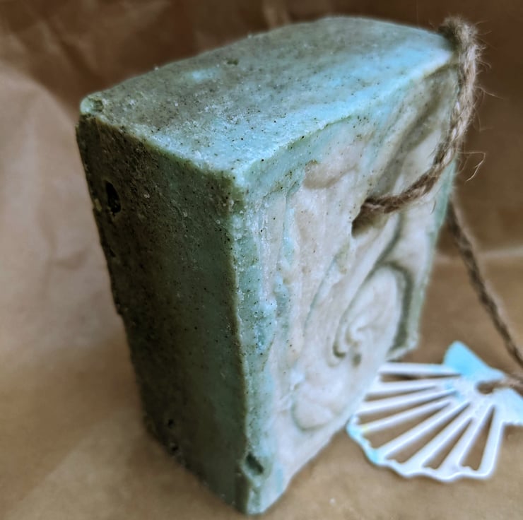 Soap on a rope- Na Mara Sea Salt Spa Bar 240g - Folksy