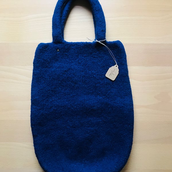 Felted wool tote bag - Folksy
