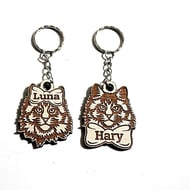 Personalised Maine Coon Cat Keychain, Custom Ca... - Folksy