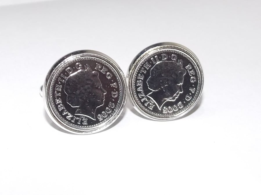 10th Wedding Anniversary Cufflinks Tin Wedding... - Folksy
