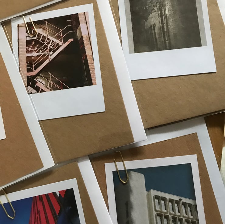 Set of 5 mixed “Polaroid” style photo cards: Ma... - Folksy
