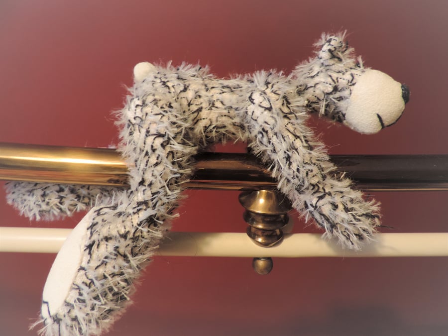 8" Mohair Wacky Handmade Teddy Bear - Folksy