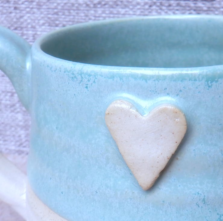 Cuddle mug coffee tea cup stoneware handthrown... - Folksy