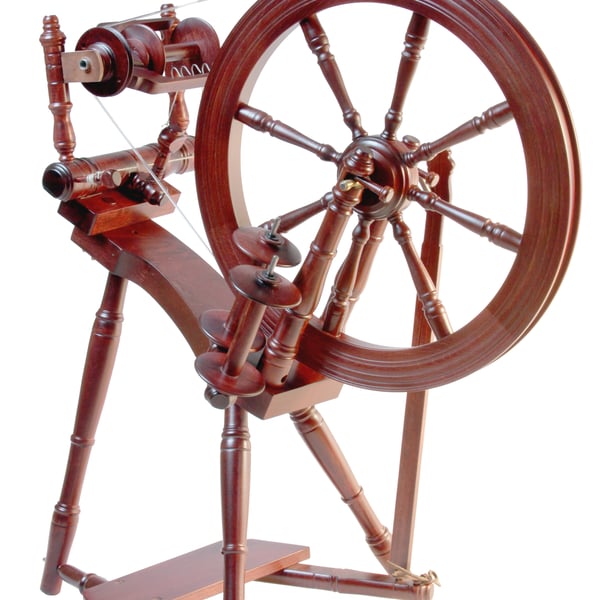The Prelude Spinning Wheel - Mahogany - Folksy