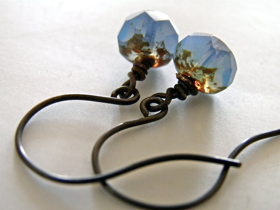 Copper Earrings - Folksy