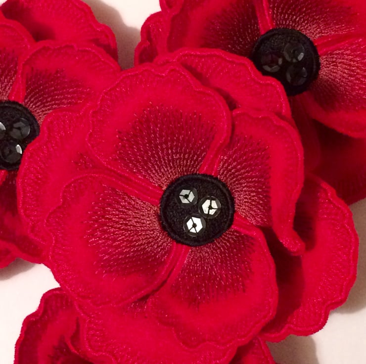 Poppy - Rememberance Poppy Brooch - Poppies - F... - Folksy
