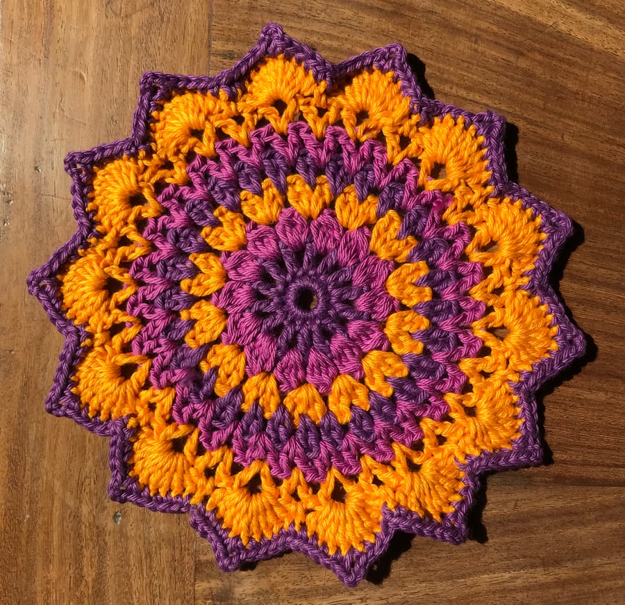 Mandala Doily - Folksy