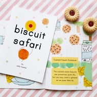 biscuit safari A5 colour poem zine, comic, book - Folksy