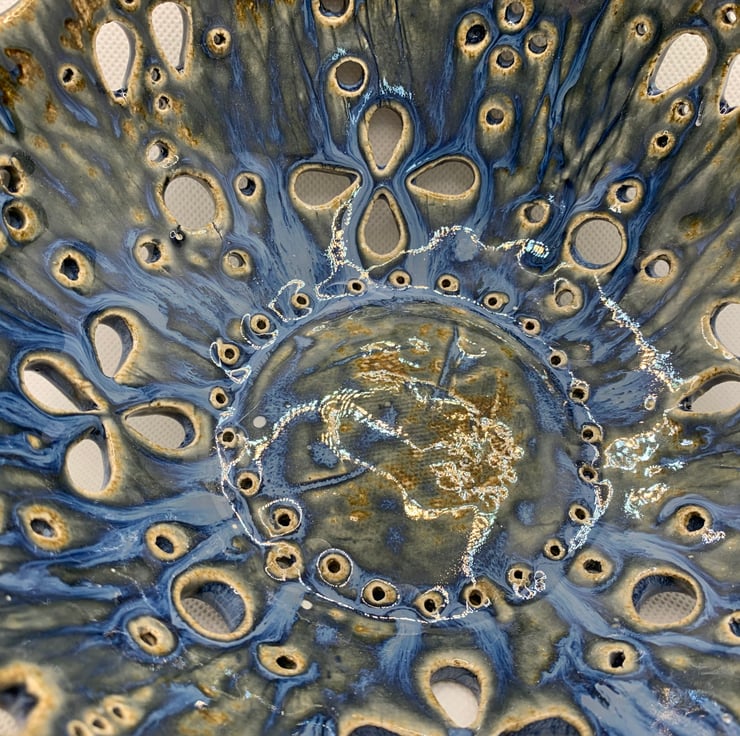 Stoneware Fruit Bowl - Folksy