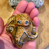 Octopus painted pebble garden rock art sealife ... - Folksy