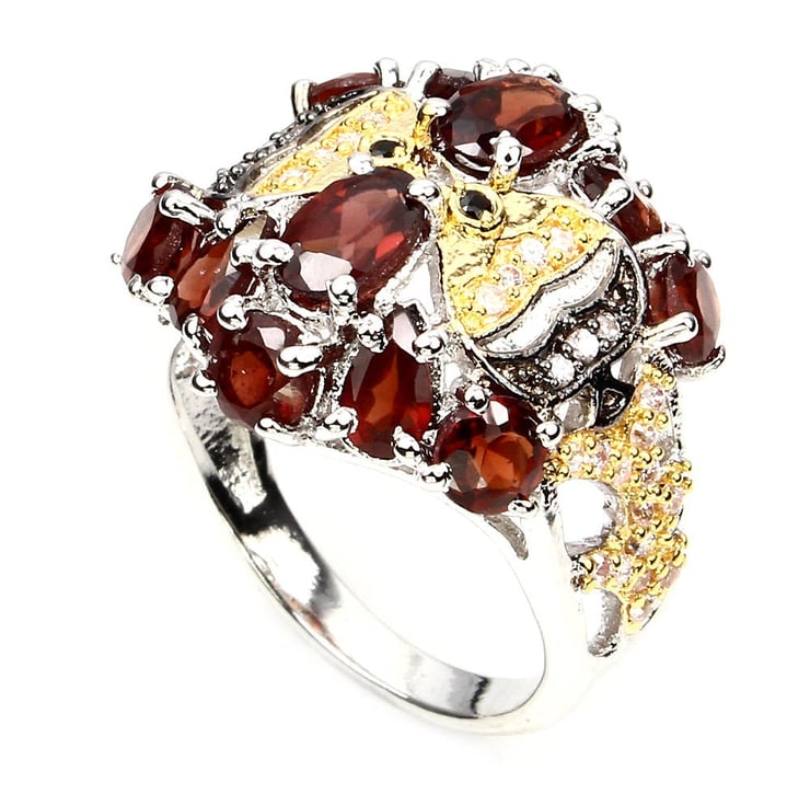Garnet and Spinel Kissing Fishes Lovers in the ... - Folksy