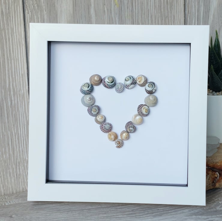 Cornish shell heart - Folksy