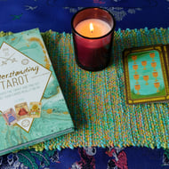 Handwoven Green Table Runner Altar Cloth - Folksy