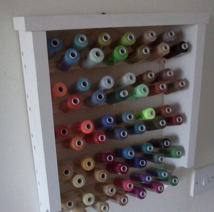 Thread Organiser Wall Mounted - Folksy