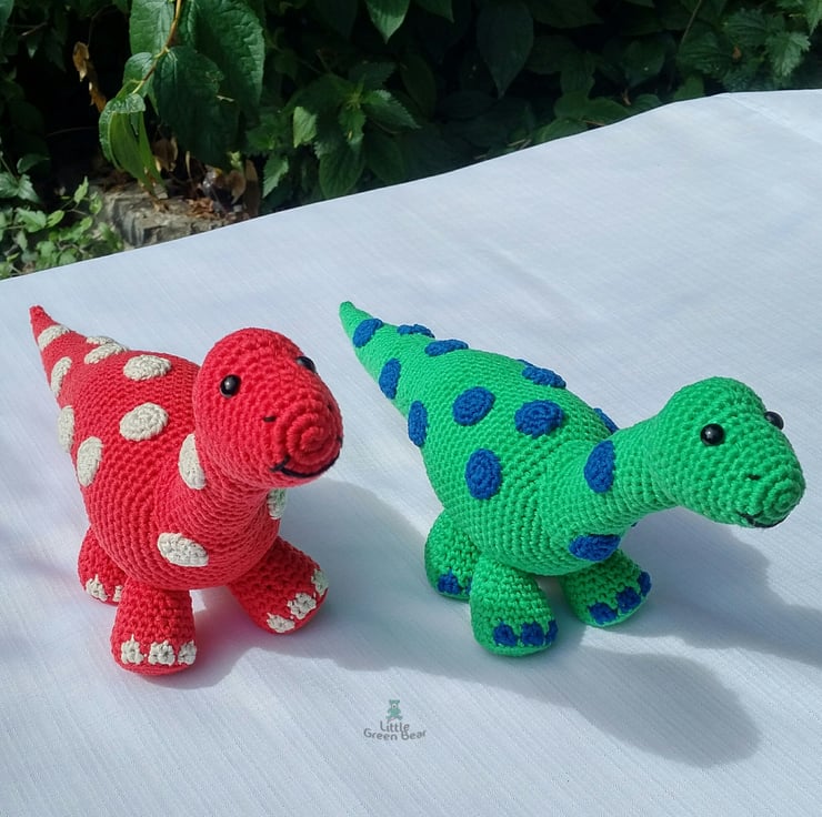 Don the Diplodocus Crochet Pattern, Diplodocus ... - Folksy