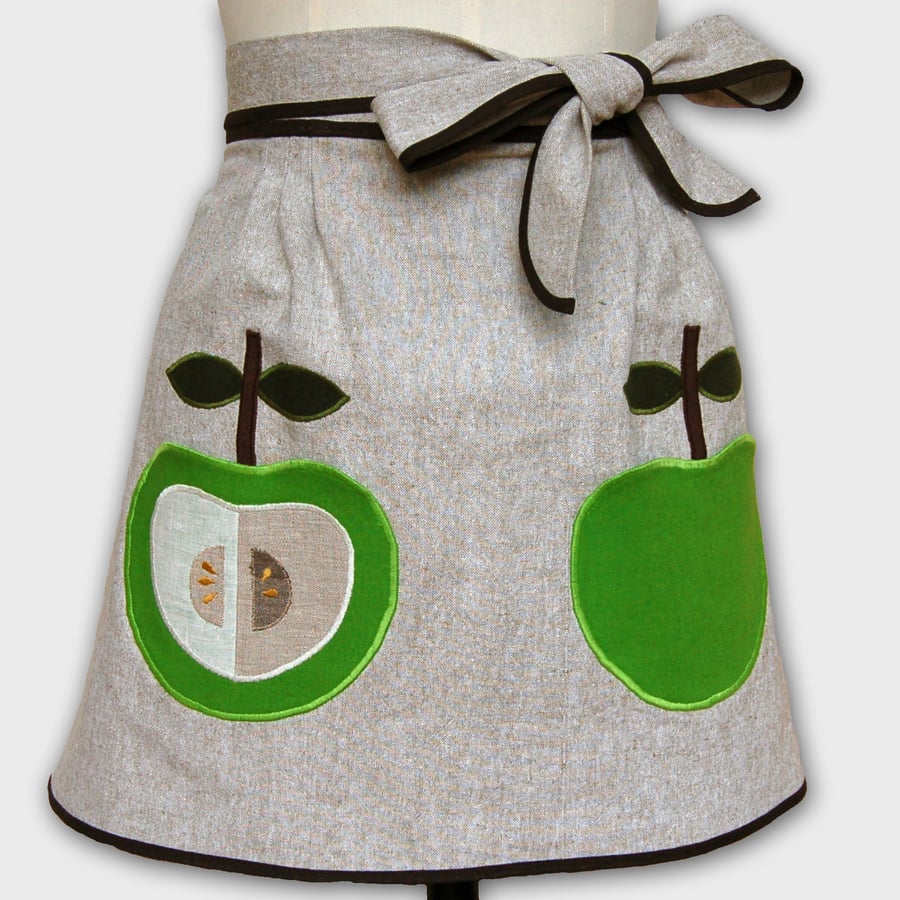 Green Apple Apron - Folksy