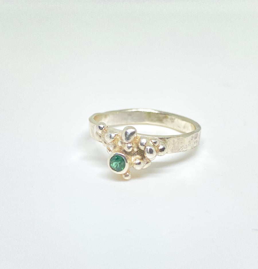 Tourmaline Granulation Ring Handmade - Folksy