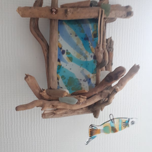 Shoreline Grotto - 100% recycled cast glass and... - Folksy