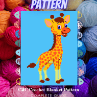 Giraffe, C2C Pixel Pattern, Crochet Pattern, PD... - Folksy