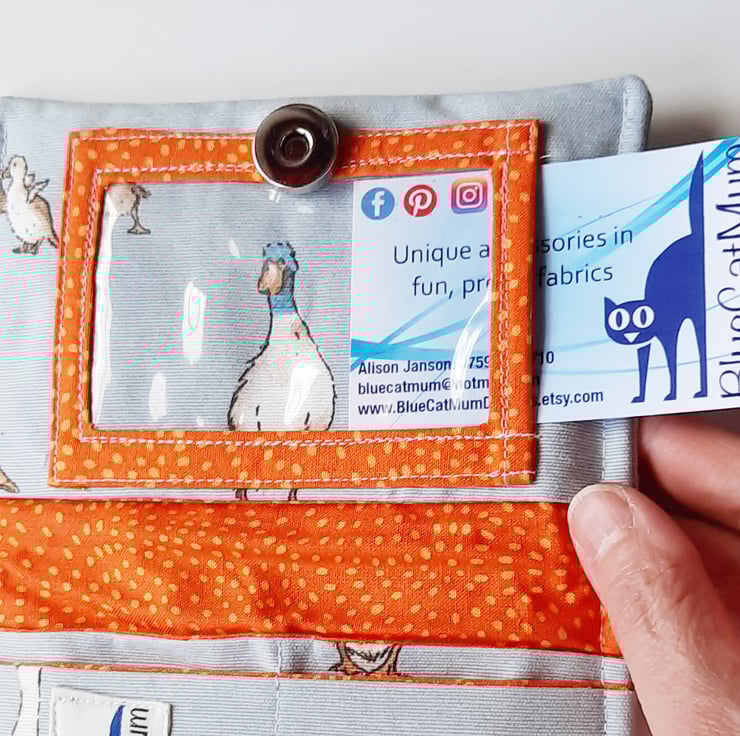 Duck Wallet, Women's Bi-Fold Wallet, Gift for D... - Folksy