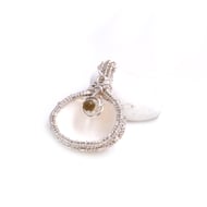 Pendant- wire wrappe scallop shell - Folksy