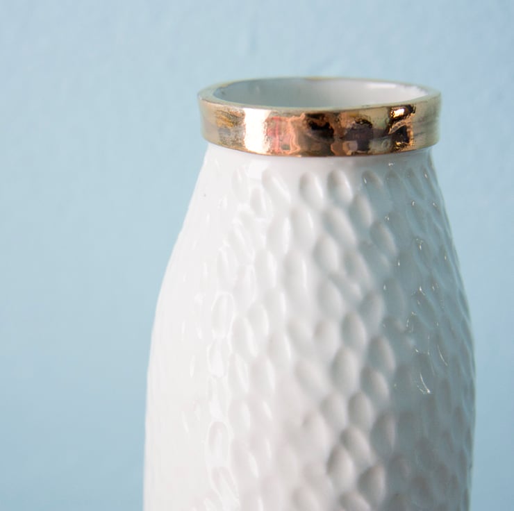 Milk Bottle Vase - Folksy