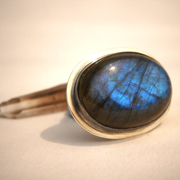 SALE! Midnight Indigo Labradorite and Sterling ... - Folksy
