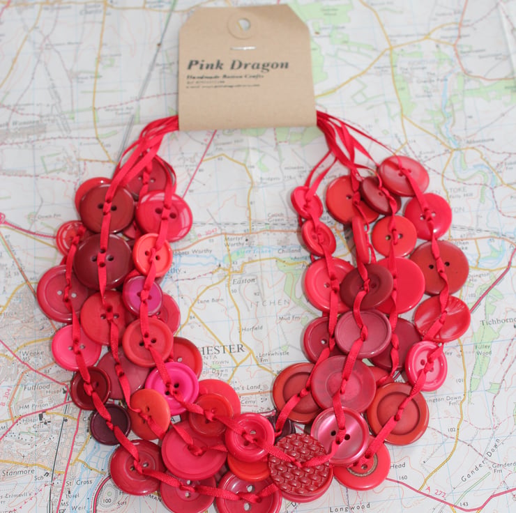 Stunning Reclaimed & Vintage Button Multi-S... - Folksy