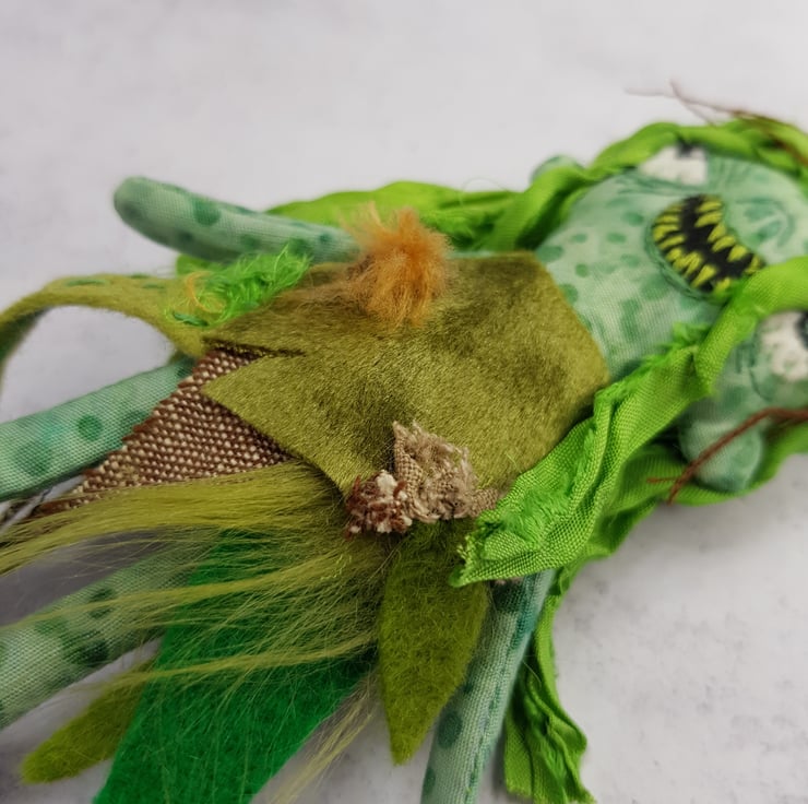 Jenny Greenteeth Miniature Art Doll - Folksy
