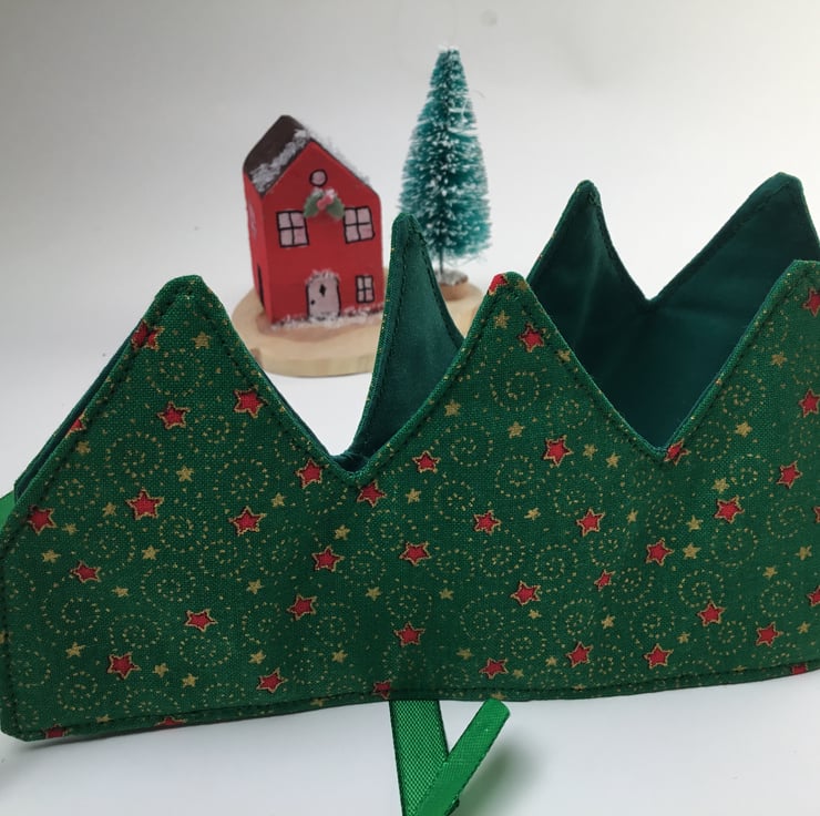 Christmas Crowns - set of four reusable crowns.... - Folksy