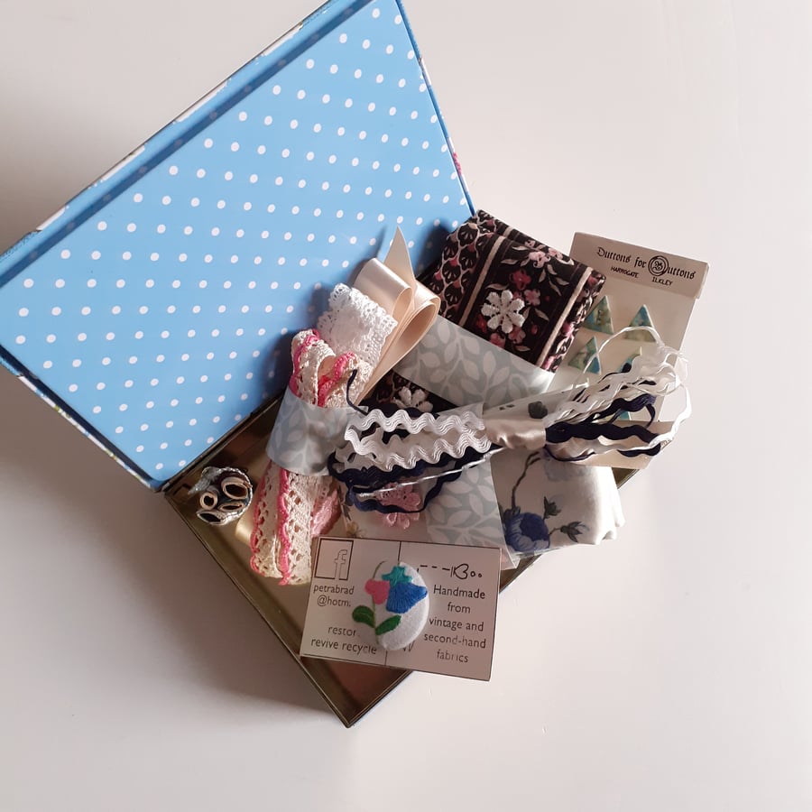 Vintage upcycled haberdashery for sewing ideas ... - Folksy