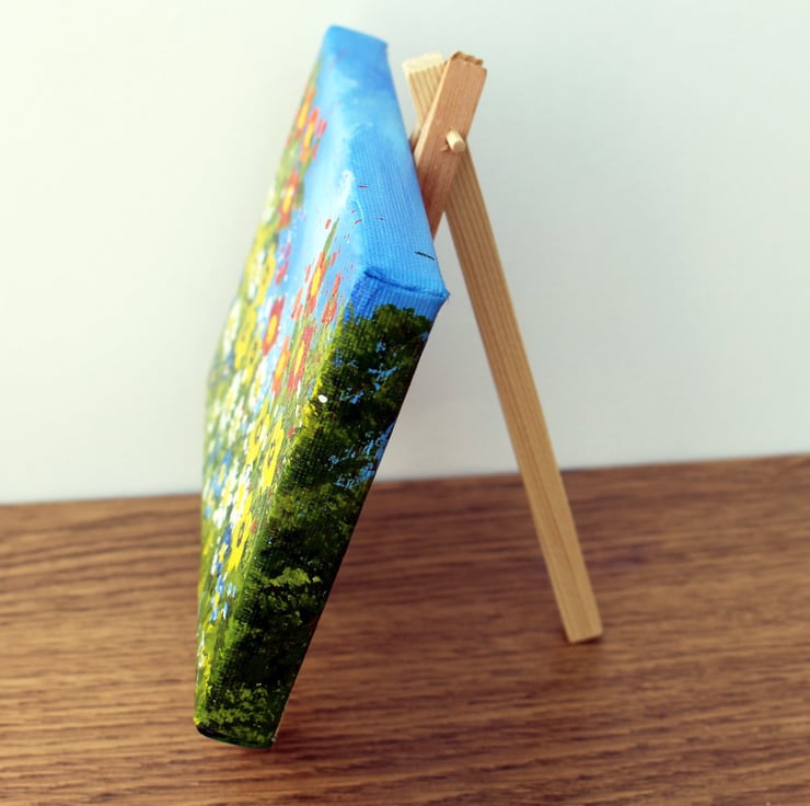 Original Easel Painting "Love my Garden&qu... - Folksy