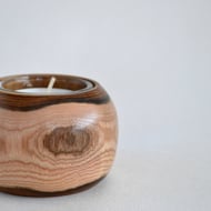 Tea light candle holder - single - wooden - han... - Folksy