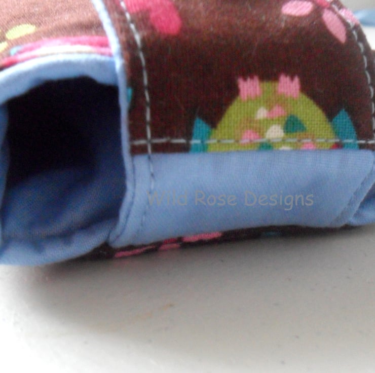 Camera Case in a cute owl fabric - Reduced pri... - Folksy