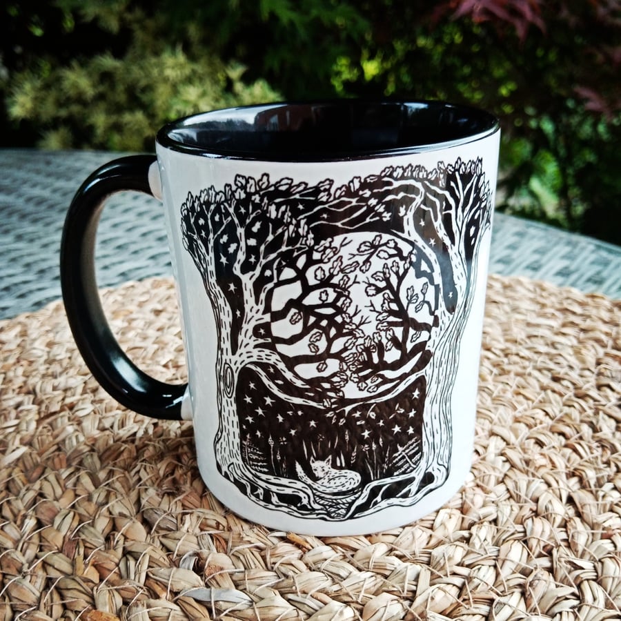 You Woke Me Up! Forrest Fox Mug - Folksy