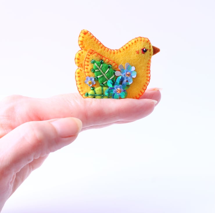 New For 2014 - Winnie - A Hand Embroidered Bead... - Folksy