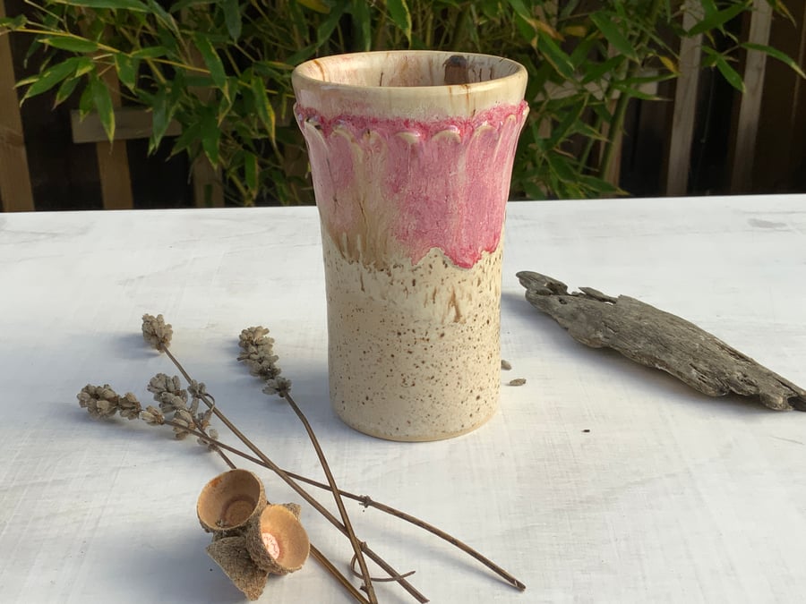 Handmade Mark-up Brush Pot; Toothbrush Holder - Folksy