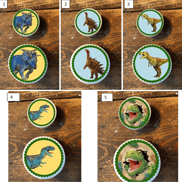 Handmade Dinosaur Jurassic pine door knobs ward... - Folksy