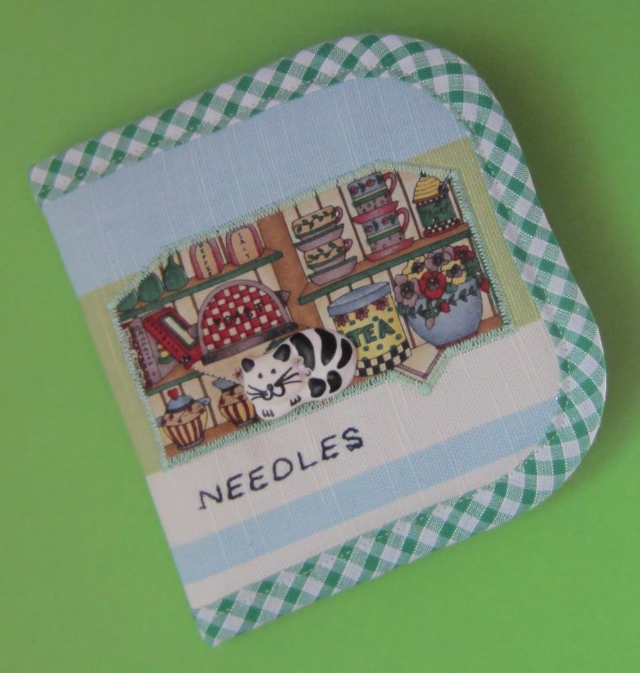 Cat Needle Case - Folksy