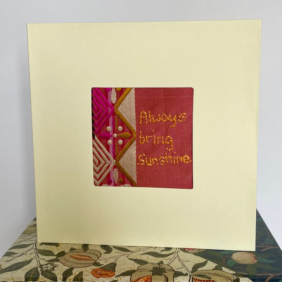 Motto card blank for your message - ‘Always br... - Folksy