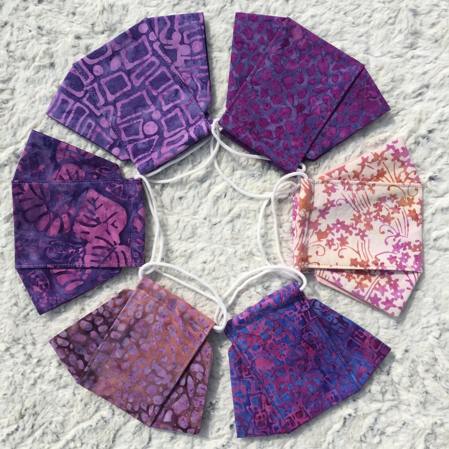 3D Origami Style Face Mask, Breathable,100%Cott... - Folksy