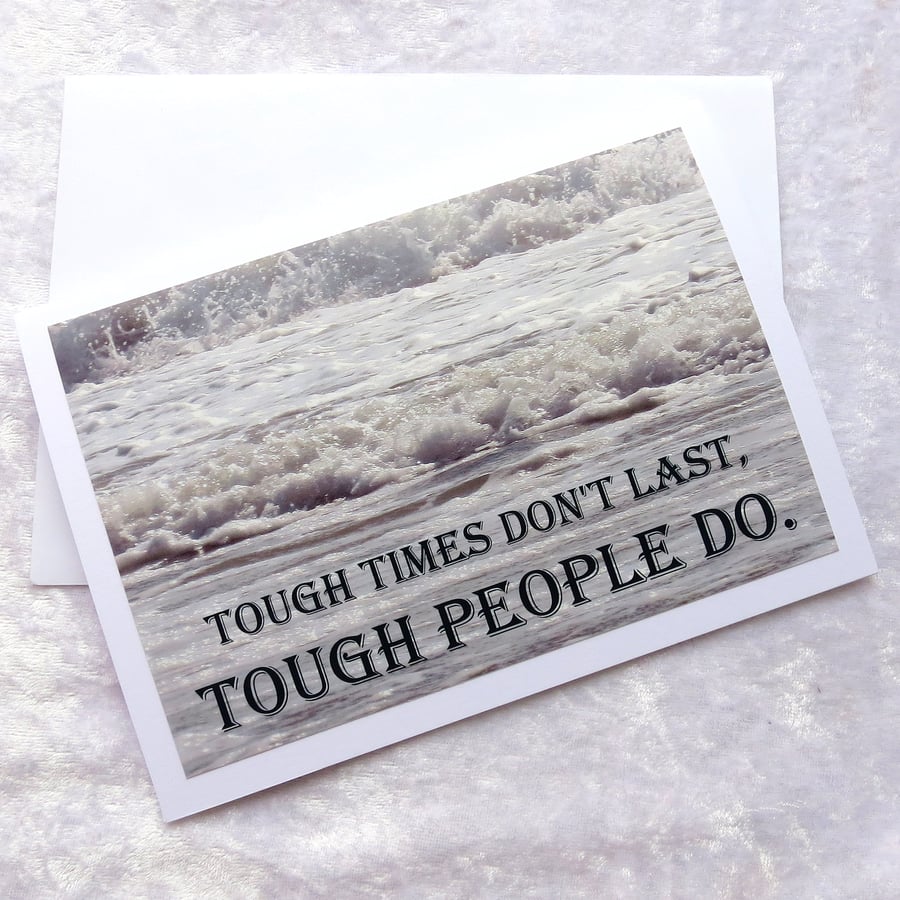 Tough times, empathy card, support card - Folksy