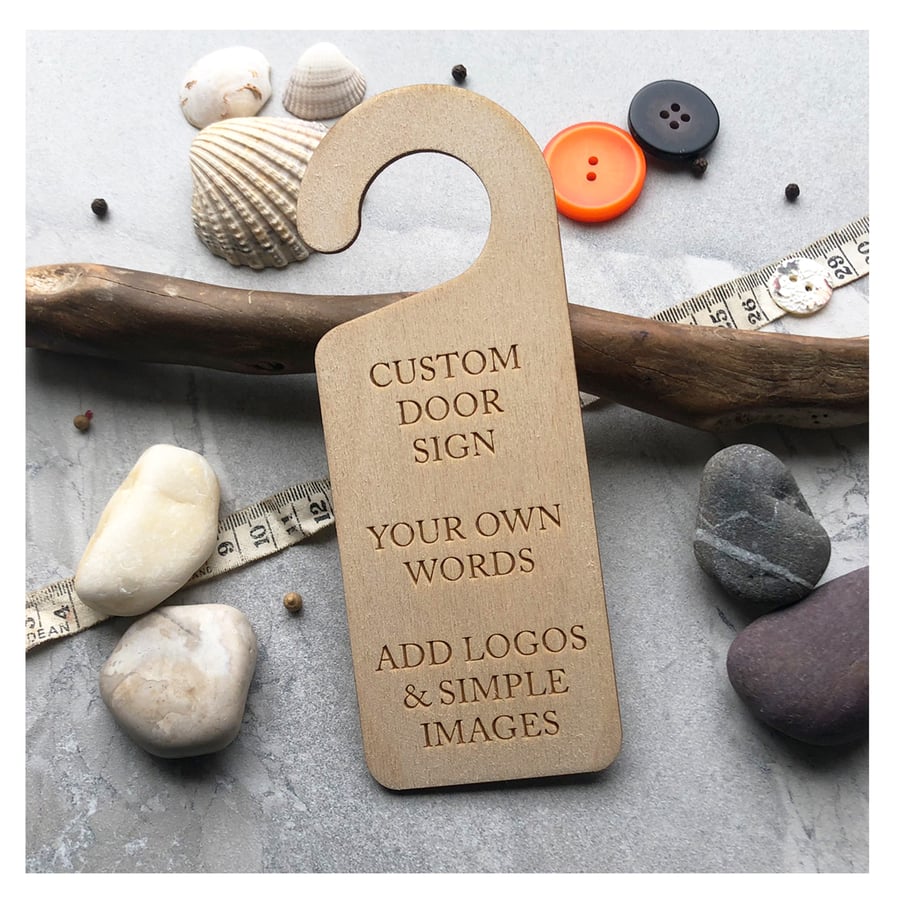 Made to Measure Do Not Disturb Hanging Door Kno... - Folksy