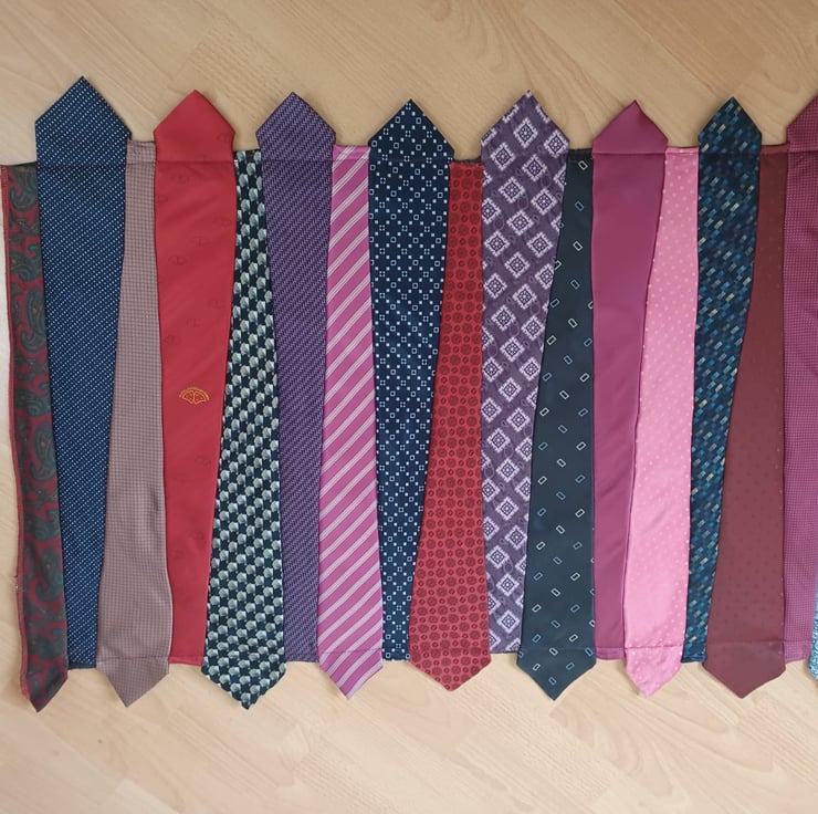 Vintage Tie Rug No. 2 - Folksy