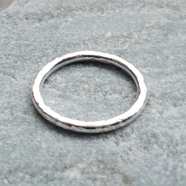 Handmade rings - sterling silver on Folksy