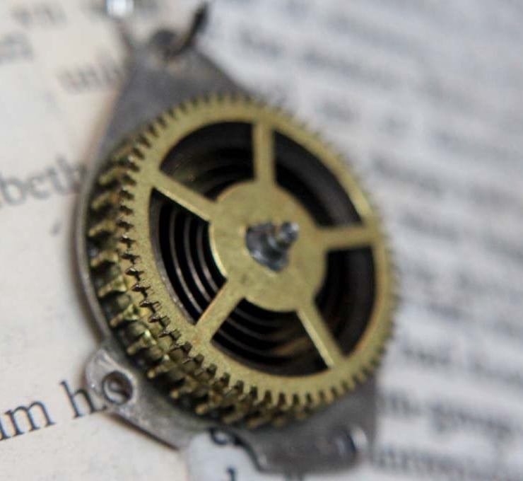 Repurposed Upcycled Steampunk Vintage Coil Cog ... - Folksy