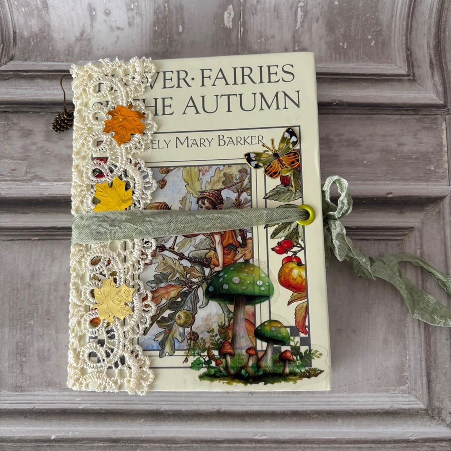 Journal - Flower Fairy Upcycled Vintage Book - ... - Folksy