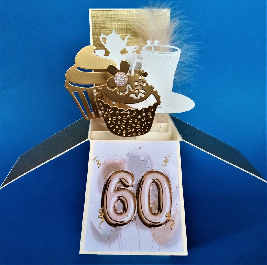 Ladies 60th Birthday Card - Folksy