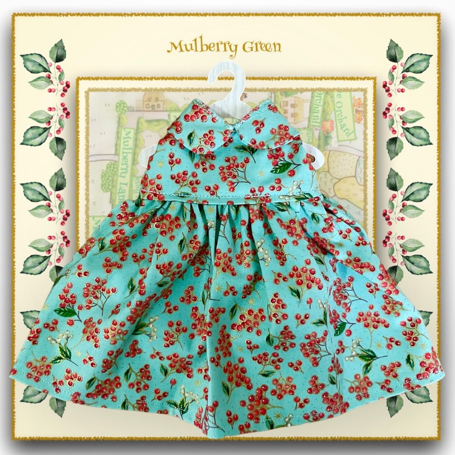 Turquoise Berries Dress - Folksy