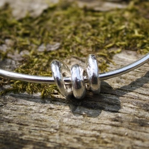 Silver Abacus Bangle - Folksy